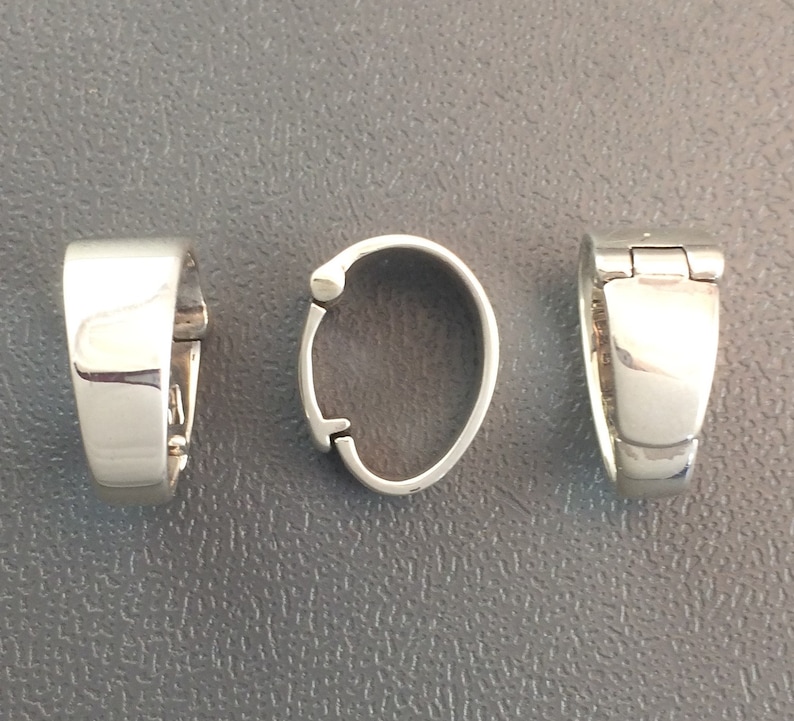 Sterling Silver Donut Pendant Bail 6mm X 14mm .925 Highly - Etsy