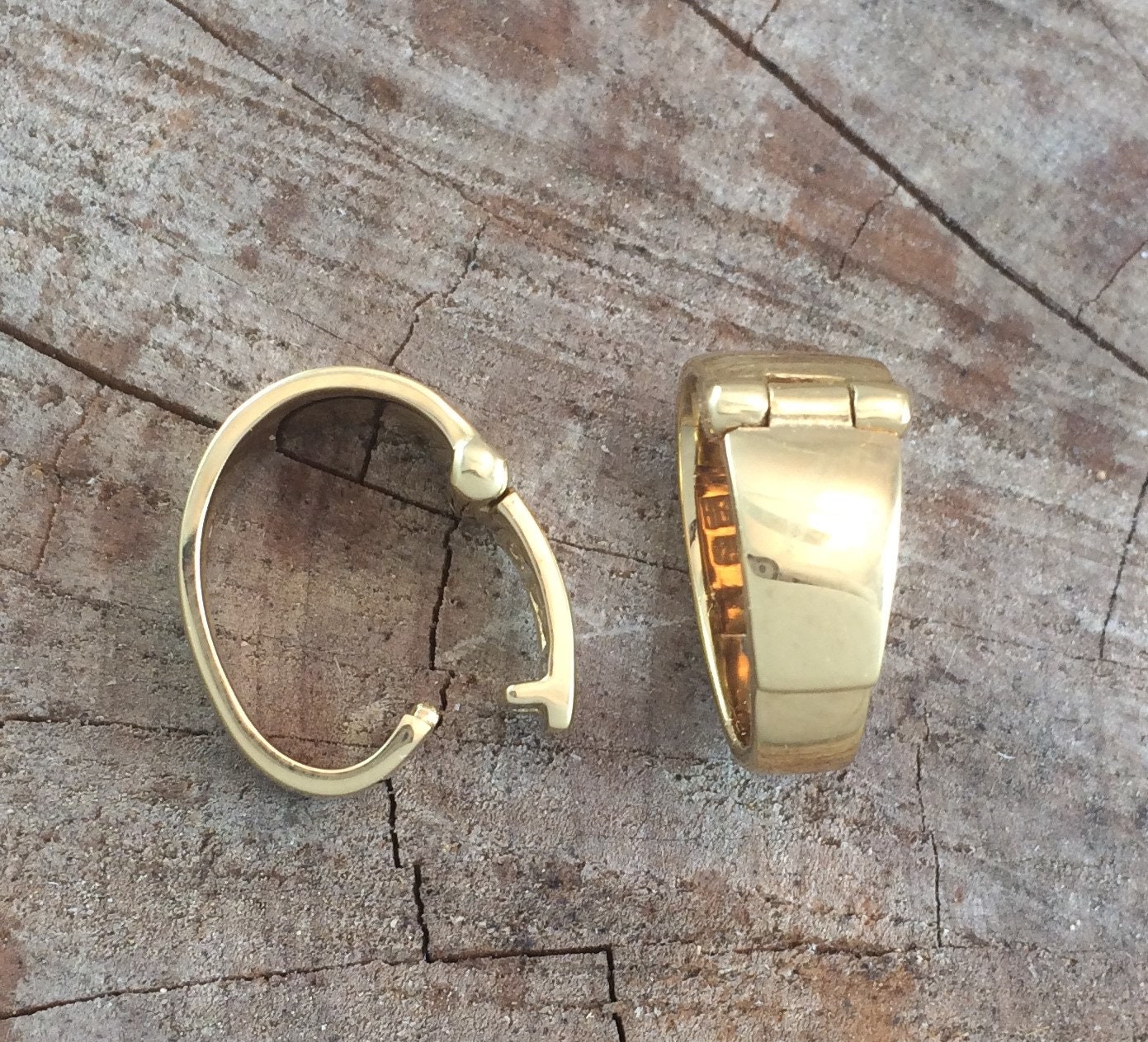 Gold Vermeil Donut Pendant Bail 6mm X 14mm Highly Polished 14K GV ...