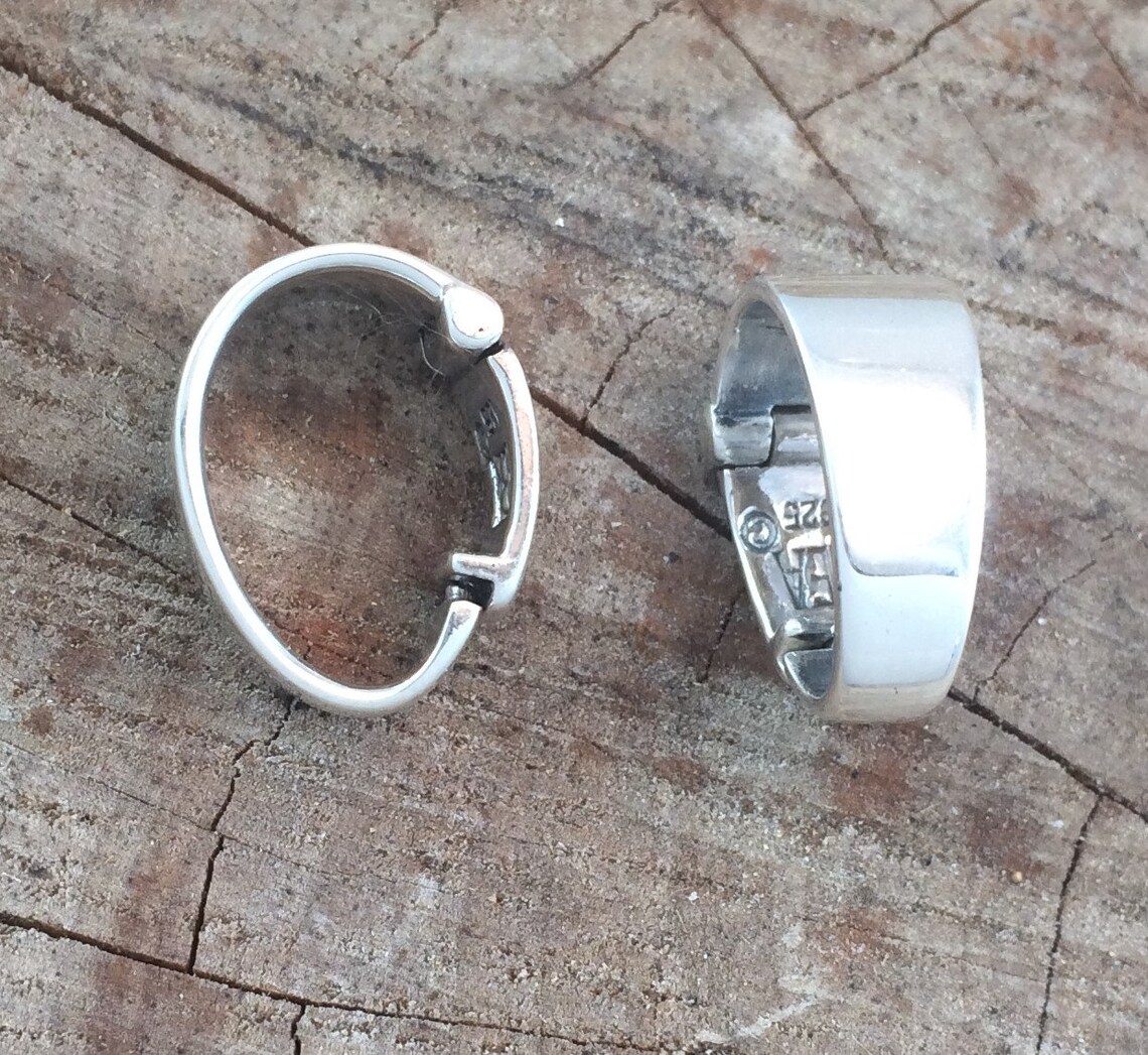 Sterling Silver Donut Pendant Bail 6mm x 14mm .925 Highly | Etsy