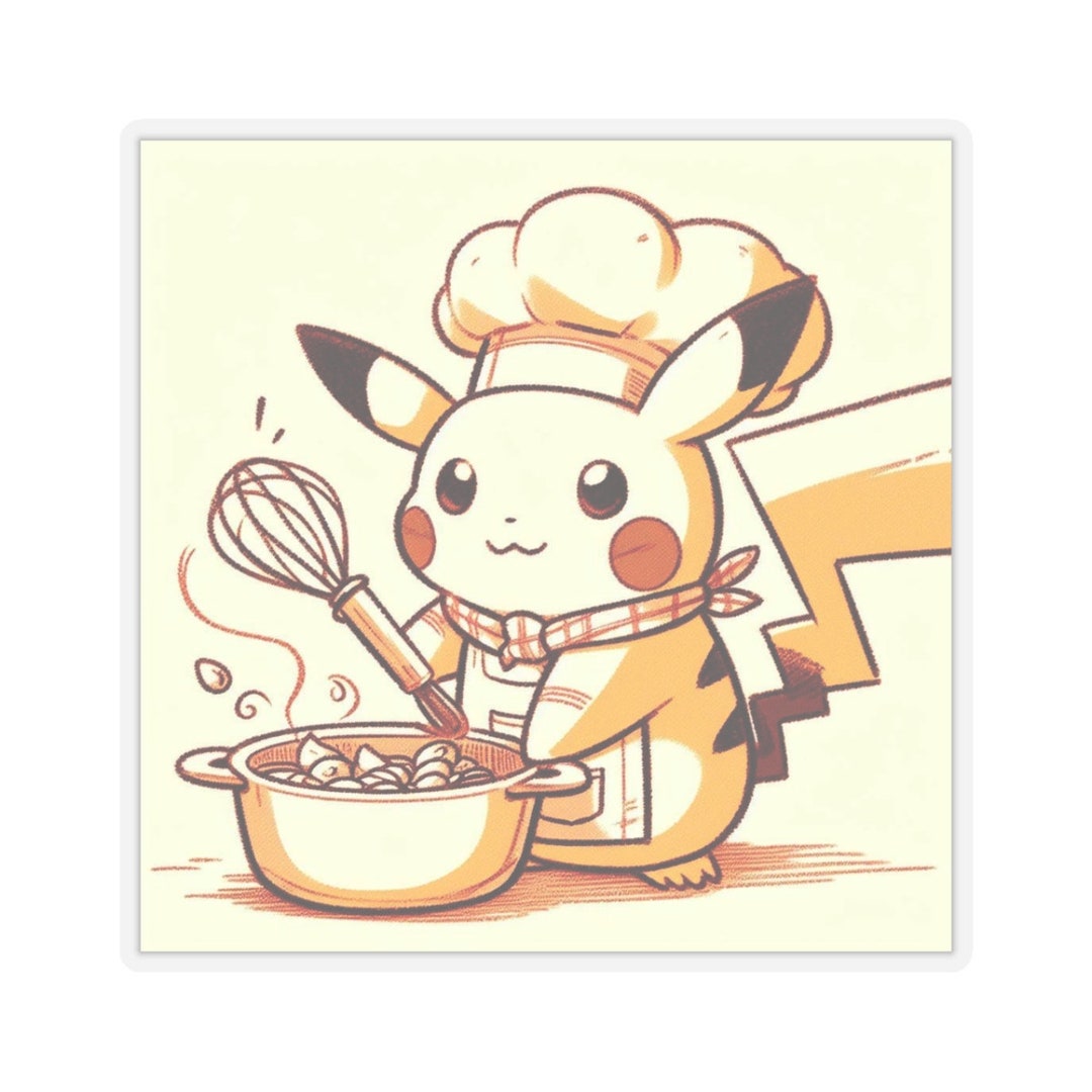 Chibi Cooking Chef Sticker Vinyl Decal - Etsy