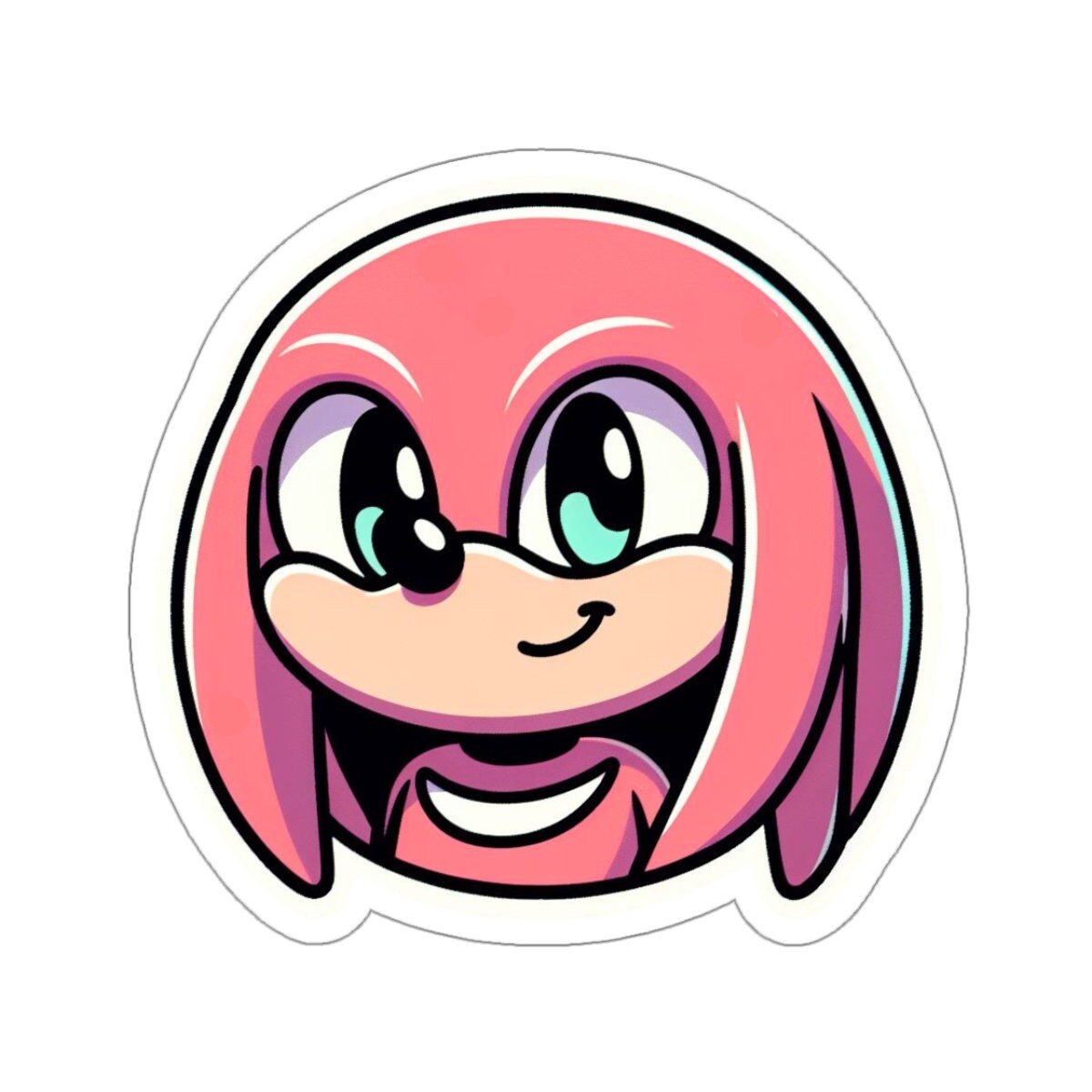 Knuckles the Echidna Cute Vinyl Sticker - Etsy