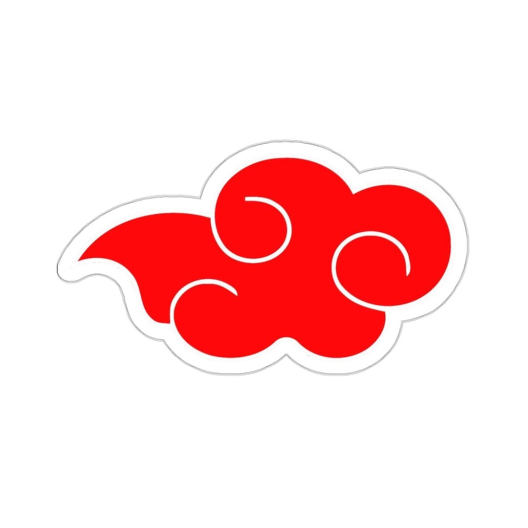 Akatsuki Cloud Sticker - Etsy