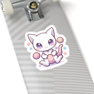 Chibi Mewtwo Vinyl Sticker - Etsy