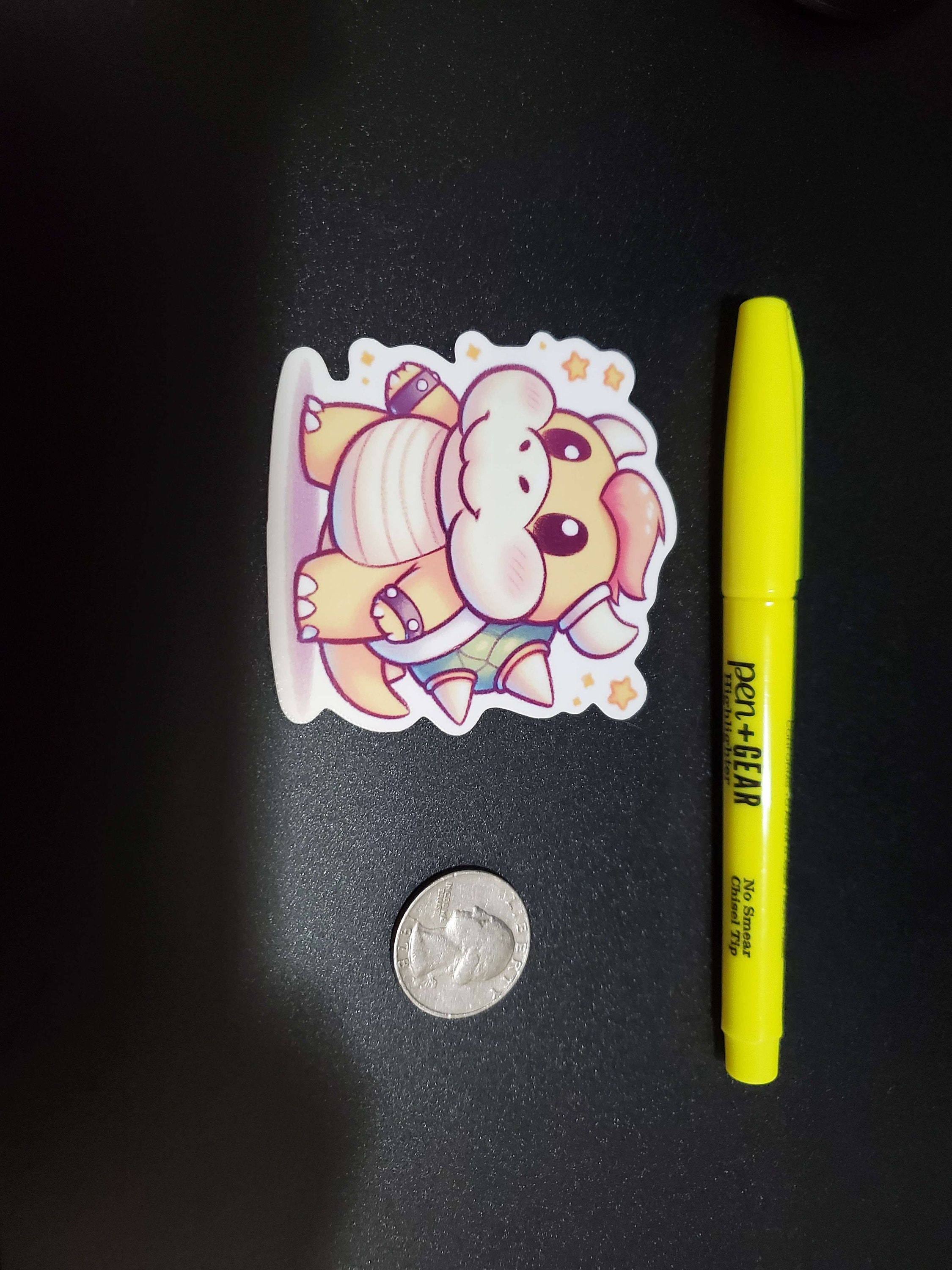 Chibi Spiky Shell Hero Sticker Vinyl Decal - Etsy