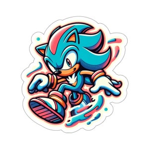 Shadow the Hedgehog Pastel Sticker - Etsy