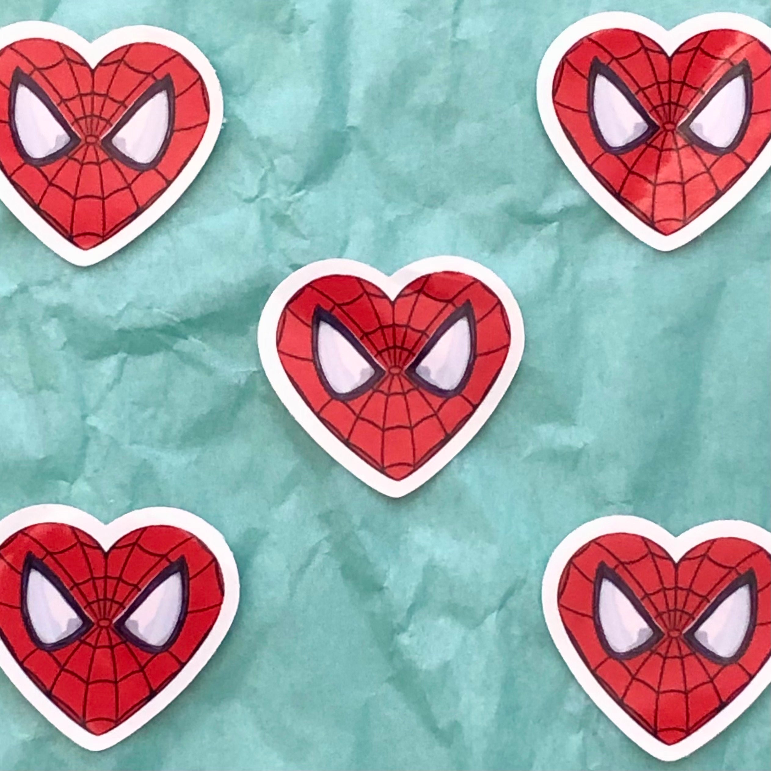 Spider-man Heart Logo Sticker (andrew Garfield/tasm) | Water Resistant ...