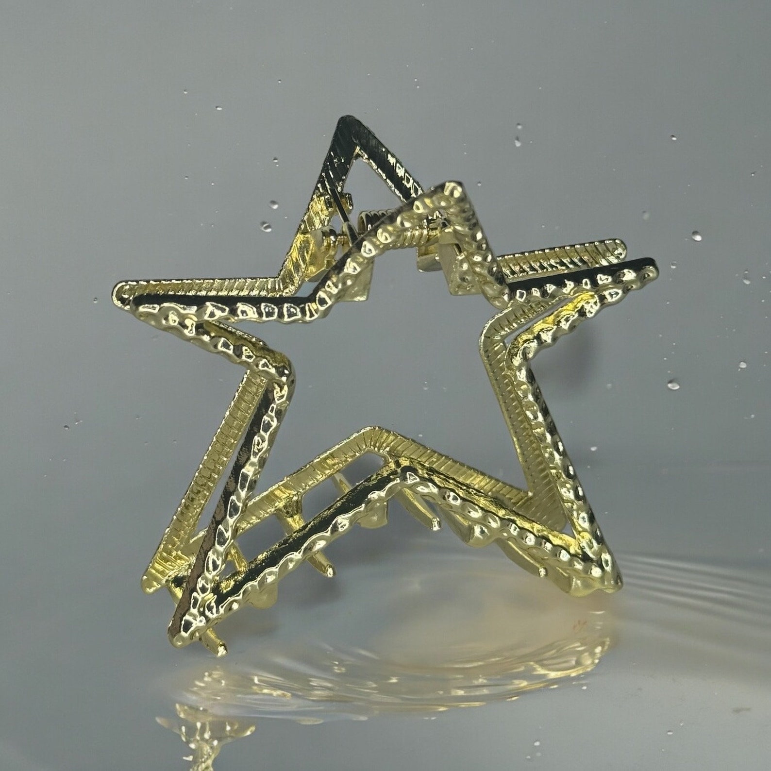 Y2K Metal Star Claw Clips, Sturdy Hair Claw, Cute Claw Clip, Thick Thin ...