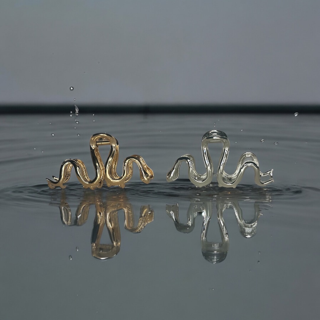 Metal Snake Claw Clips Hair Accessories Claw Clips Gifts for Her Soft ...