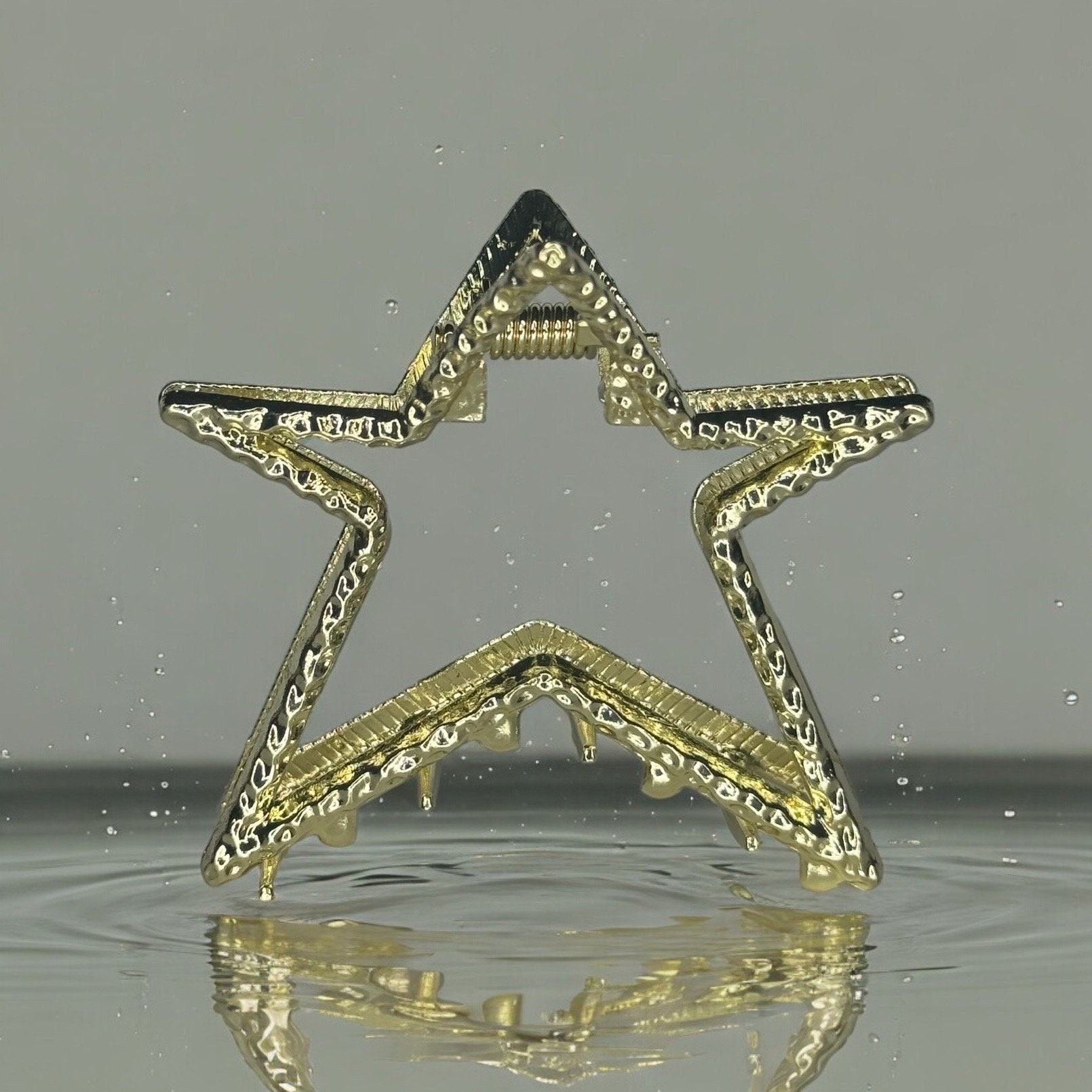 Y2K Metal Star Claw Clips, Sturdy Hair Claw, Cute Claw Clip, Thick Thin ...