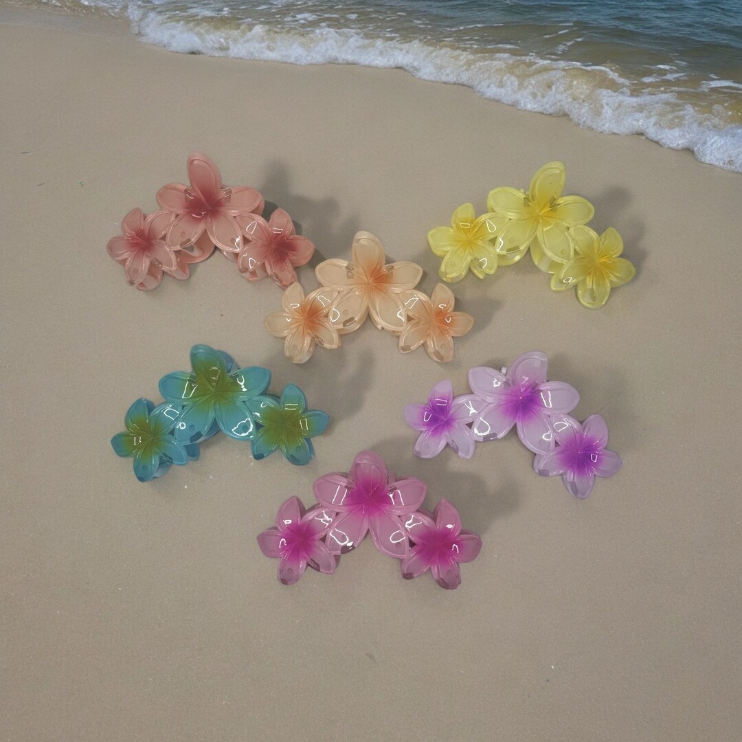 Summer Flower Claw Clips Hair Accessories Claw Clips Gifts for Her Soft ...