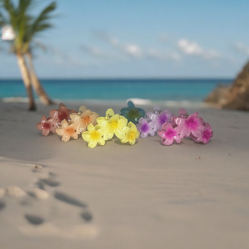 Summer Flower Claw Clips Hair Accessories Claw Clips Gifts for Her Soft ...
