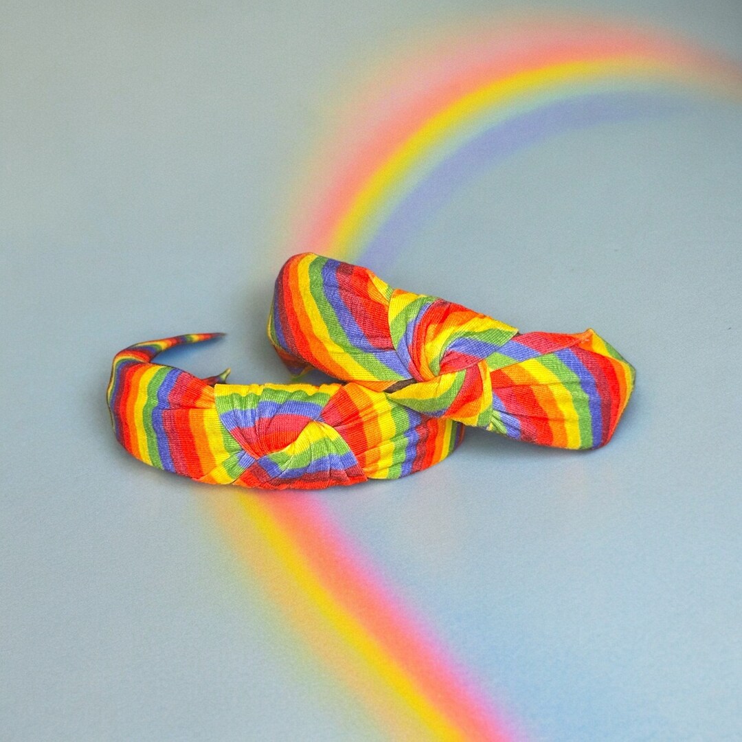 Pride Rainbow Headband LGBTQ Pride Month Love is Love Hair Accessories ...