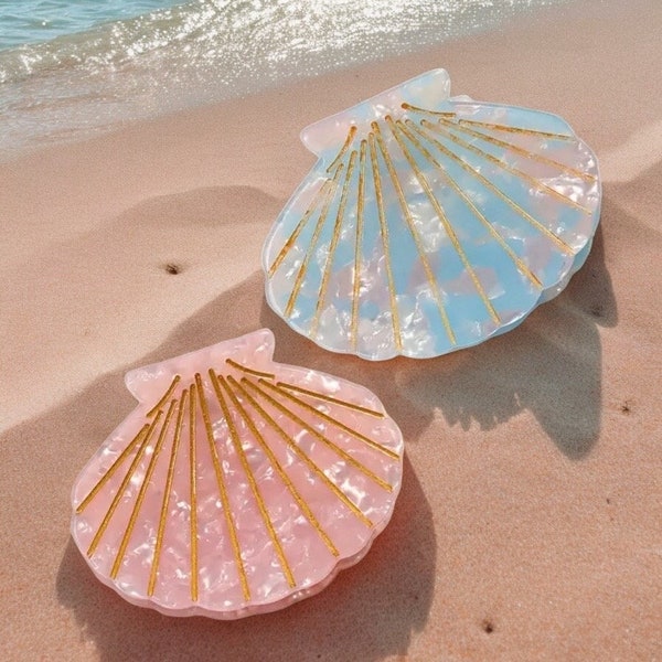 Seashell Hair Clip - Etsy