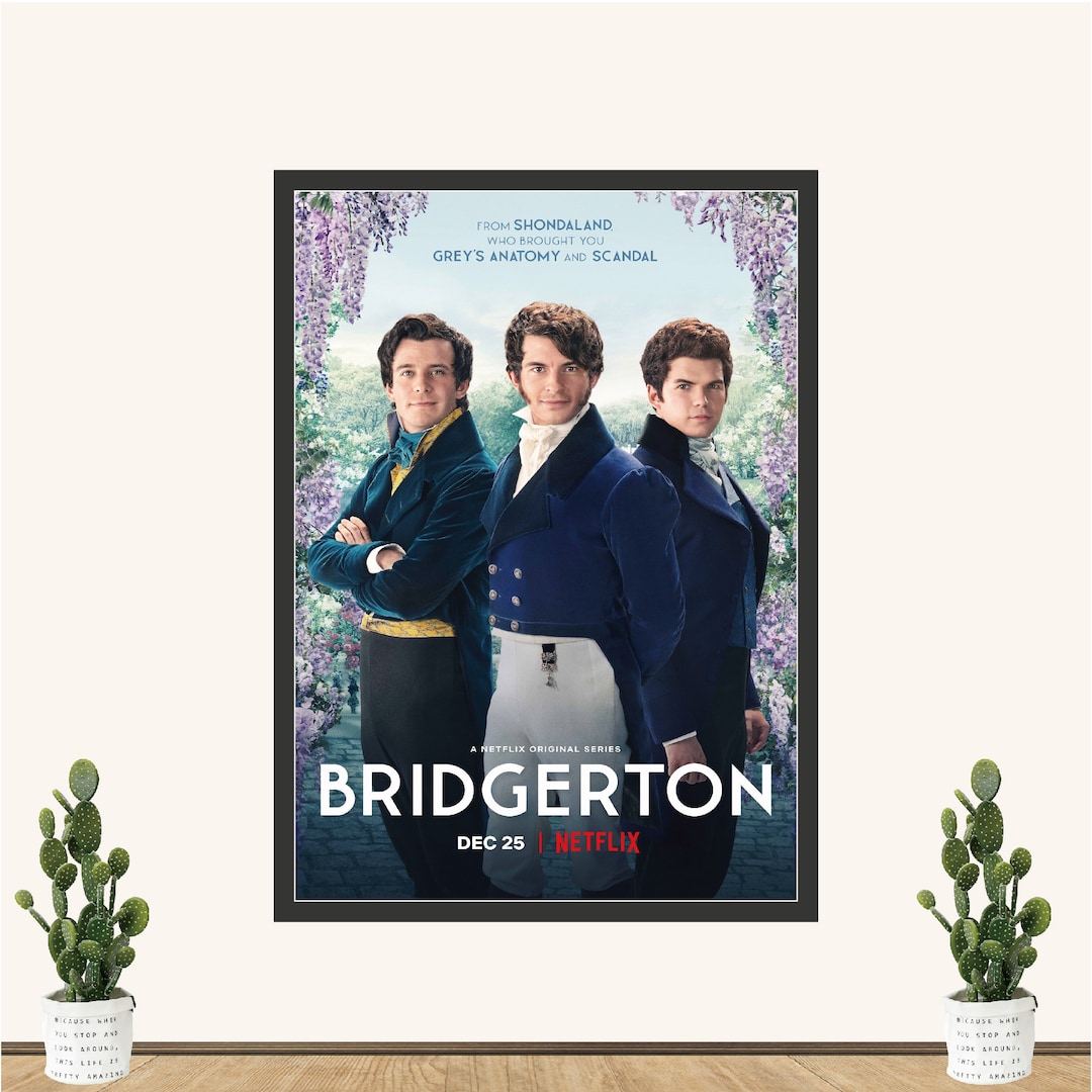 Bridgerton Movie Poster, Canvas Wall Art, Personalized Gift, Art Print ...
