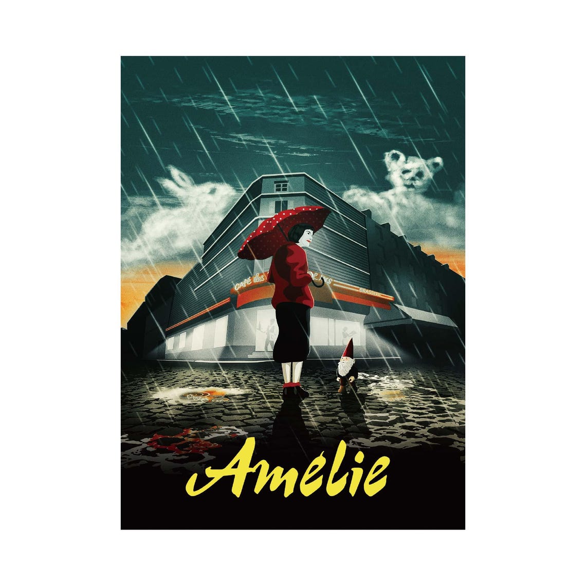 Amelie Movie Poster, Canvas Wall Art, Personalized Gift, Home Decor ...
