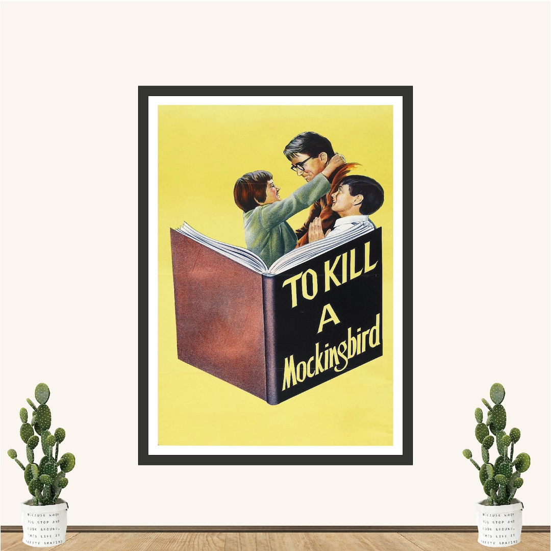 To Kill a Mockingbird Movie Poster, Canvas Wall Art, Personalized Gift ...