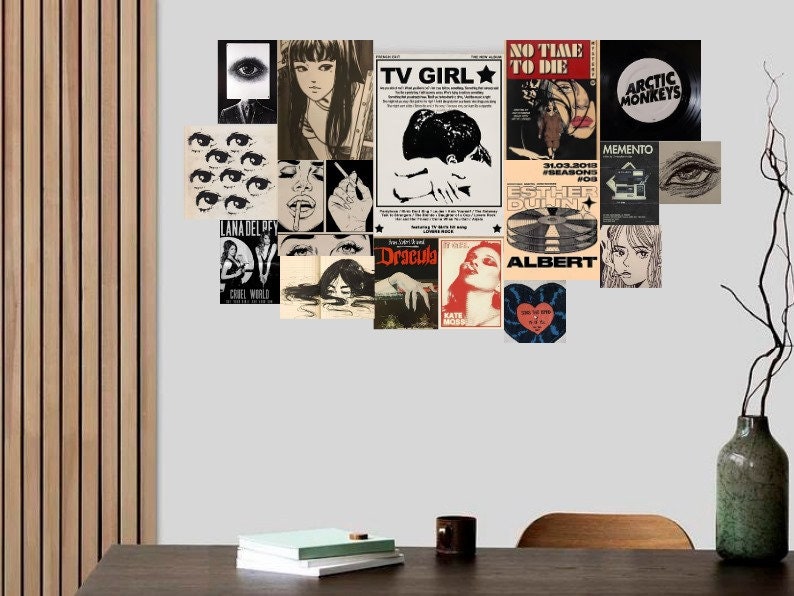 16 PCS Downtown Girl Aesthetic Collage Kit | Y2k Aesthetic | Downtown ...