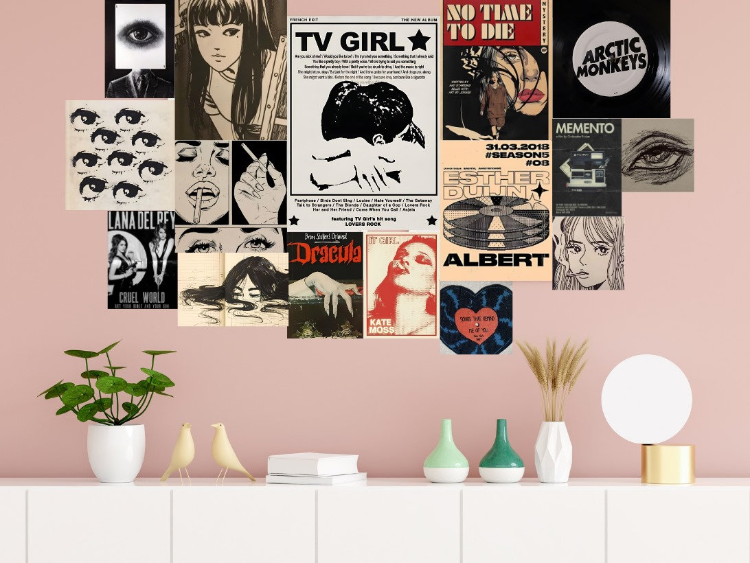 16 PCS Downtown Girl Aesthetic Collage Kit | Y2k Aesthetic | Downtown ...