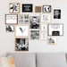 20 PCS Luxury Fashion Poster Set: Black & White Brand Prints (digital ...