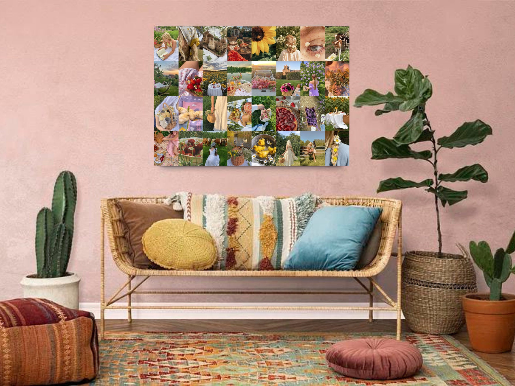 Cottagecore Wall Collage Kit, Nature Room Decor (digital Download, 150 ...