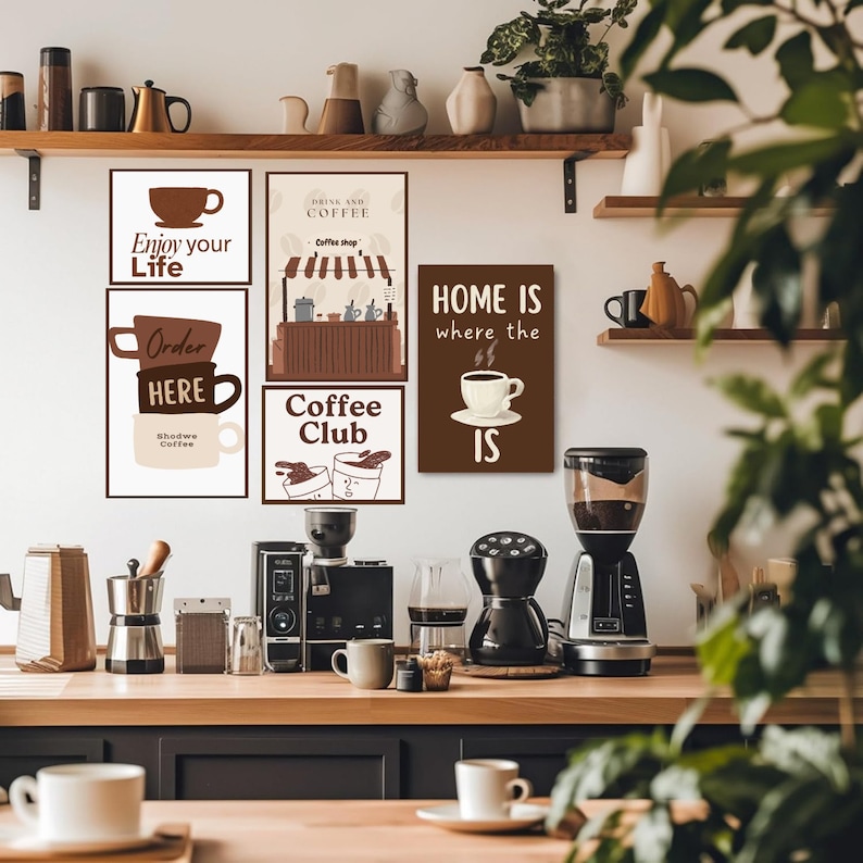 Coffee Wall Art Mega Bundle | Set of 45 Coffee Posters | Coffee Prints ...