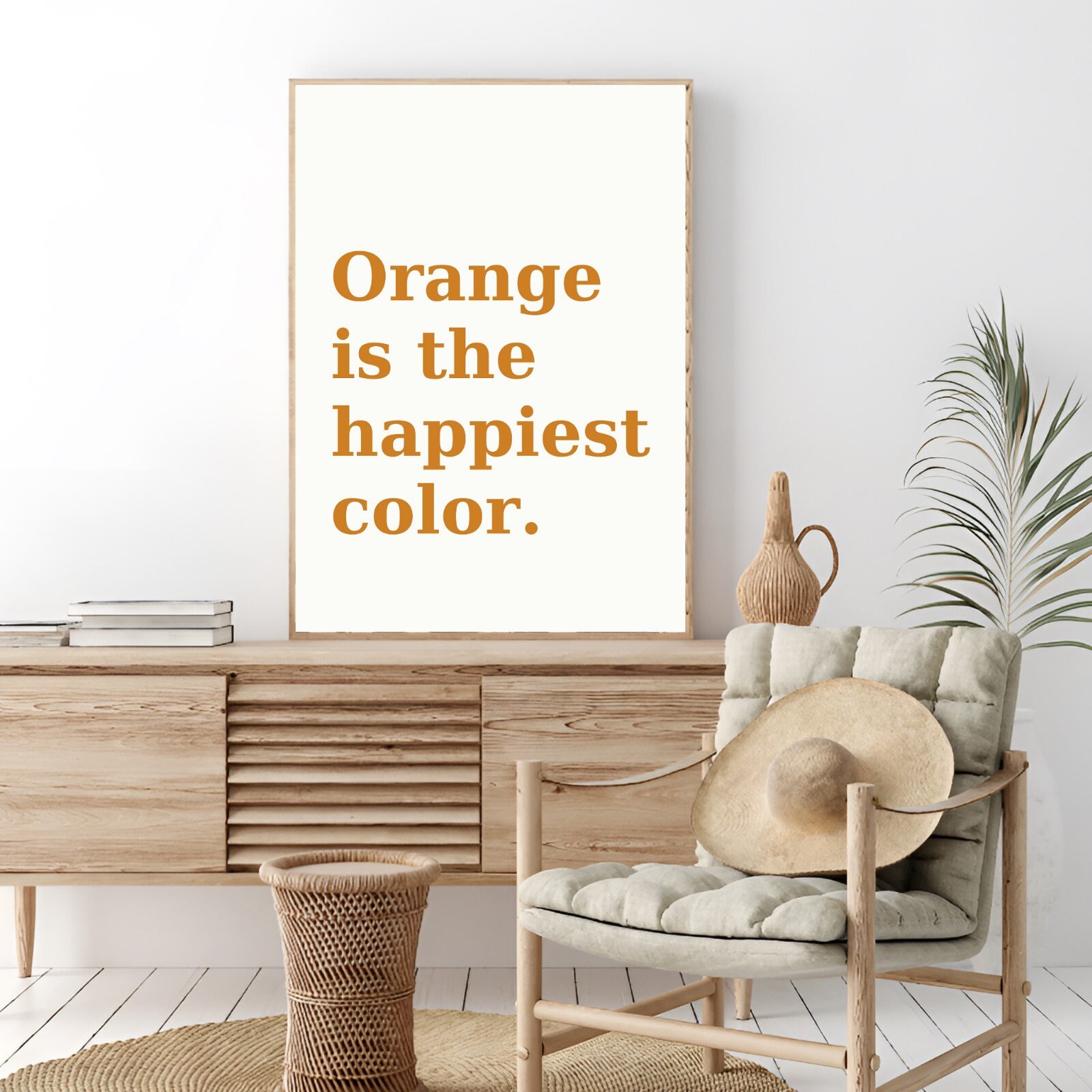 Vintage Pumpkin Halloween Wall Art Print: 70s Autumn Colors (digital ...