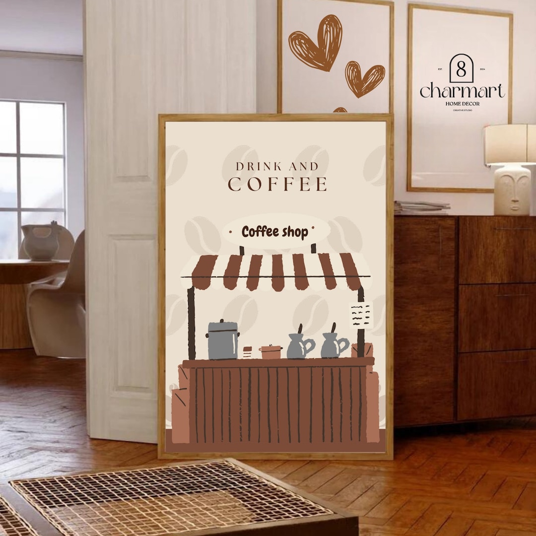 Coffee Gallery Wall Set, Coffee Bar Print, Trendy Coffee Poster, Coffee ...