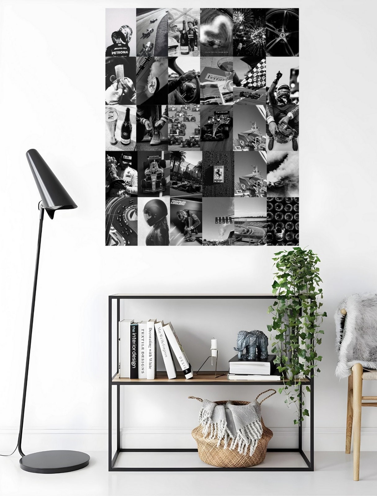 F1 Aesthetic Photo Collage, Ferrari Formula 1 Poster, Formula 1 Gift ...