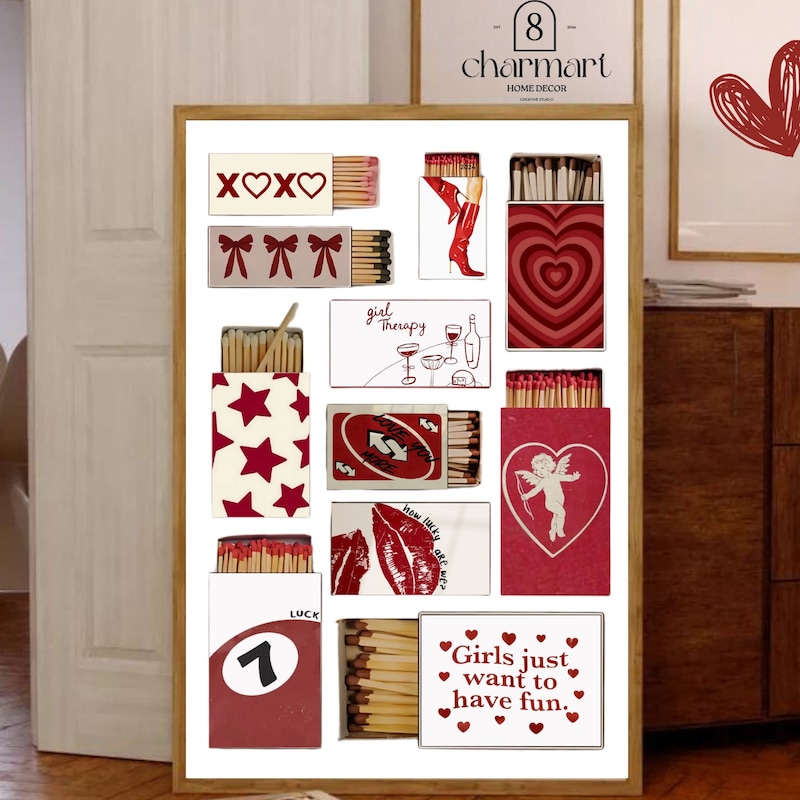 Aesthetic Match Boxes - Etsy