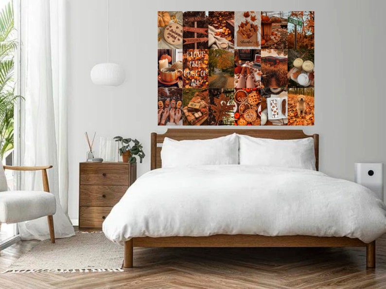 100+PCS Fall Aesthetic Collage Kit, Autumn Aesthetic, Fall Wall Art ...