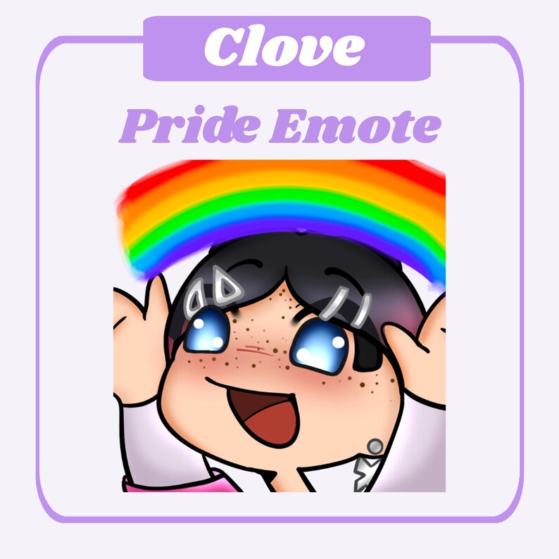Valorant Clove Pride Emote - Etsy