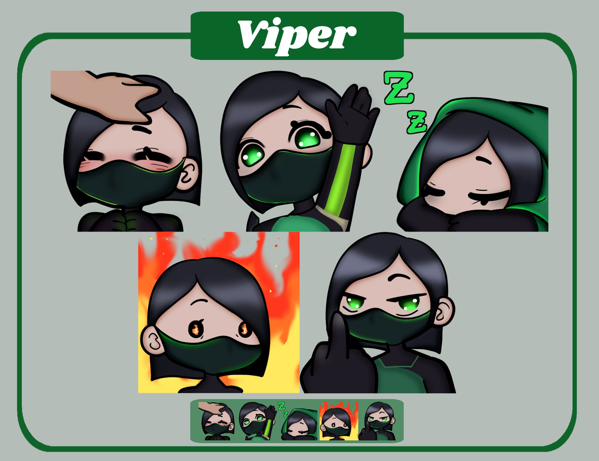 Valorant Viper Emotes - Etsy