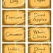 Primitive Pantry Jar Labels and Grungy Can/jar Instructions - Etsy
