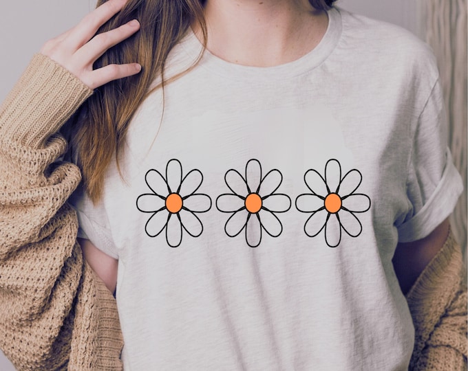 Daisy Flower Svg Png Pdf Ai Dxf File Download - Etsy Canada