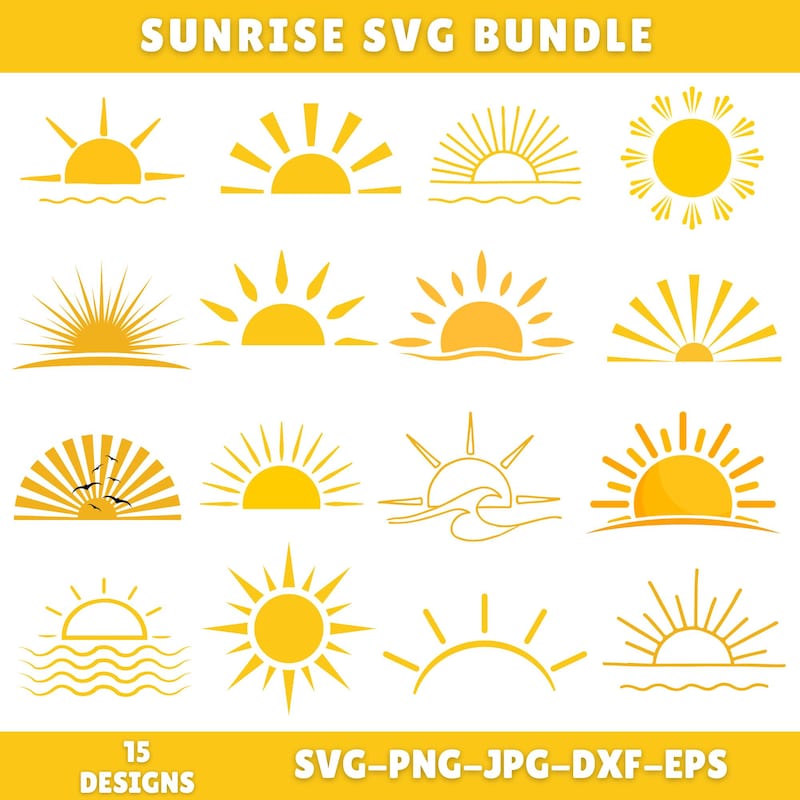 Sun Svg - Etsy