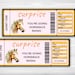 Printable Horse Riding Surprise Ticket, Horseback Riding Ticket, Ticket ...