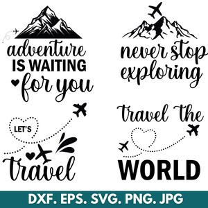 15+ Travel Svg Bundle, Vacation Svg, Travel Png Bundle, Travel Quotes ...
