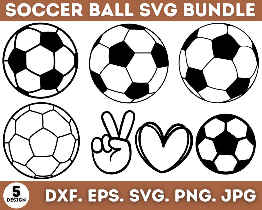 Soccer Ball Svg Bundle, Soccer Ball Png, Soccer Designs, Soccer Team ...