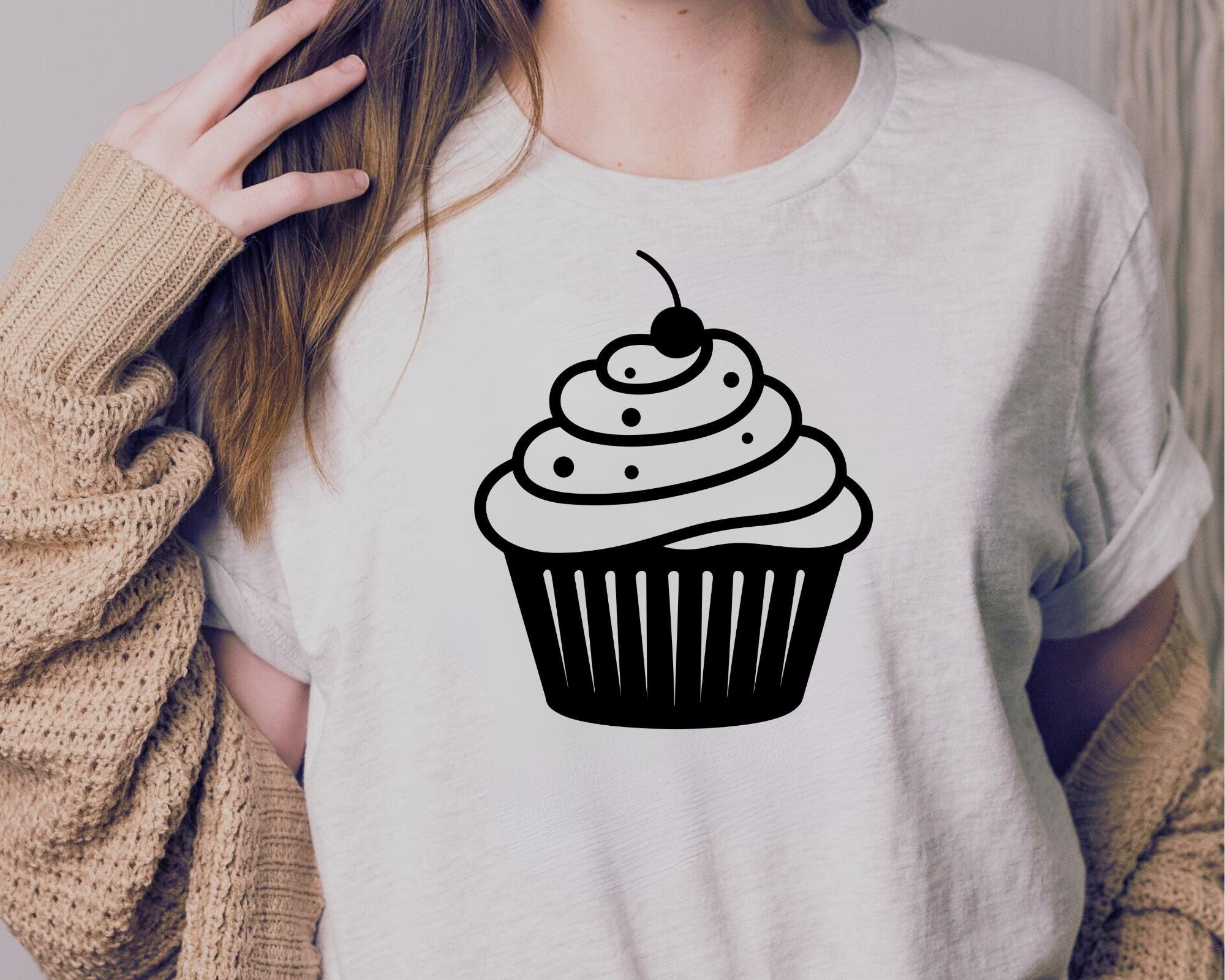 Cupcake Svg Bundle, Cake Cut File, Cupcake Svg Png, Sweets Svg, Cupcake ...