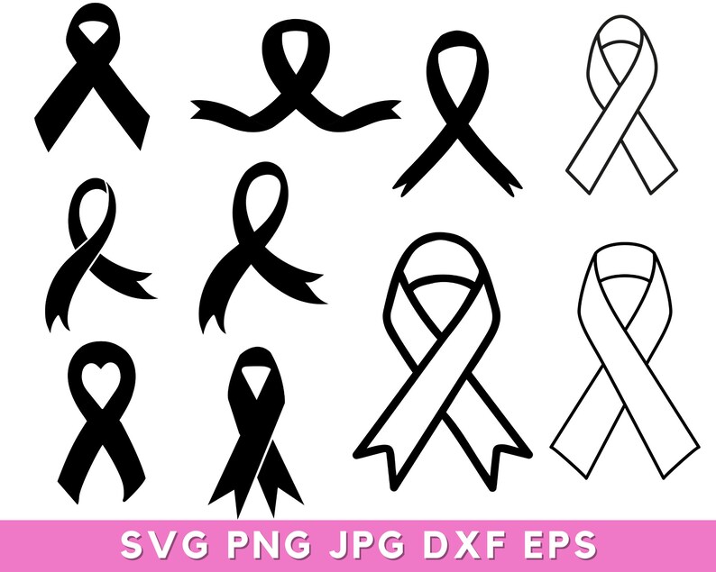 Ribbon Svg Bundle, Ribbon Svg, Ribbon Clipart ,ribbon Shirt Svg, Ribbon ...
