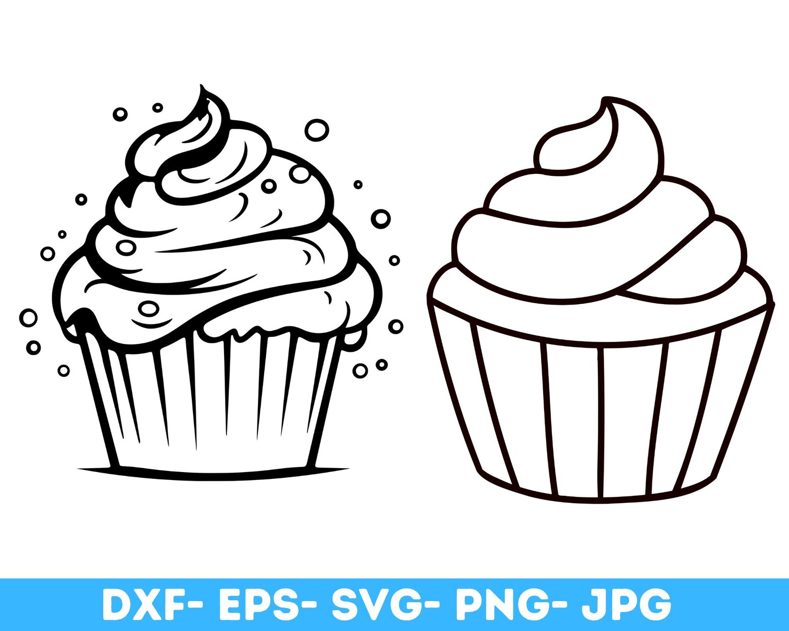 Cupcake Svg Bundle, Cake Cut File, Cupcake Svg Png, Sweets Svg, Cupcake ...