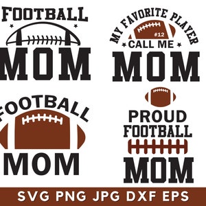Football Mom Svg Bundle, Football Svg, Football Shirt Svg, Football Mom ...