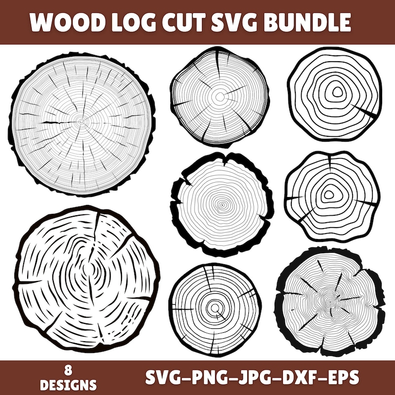 Log Slices - Etsy