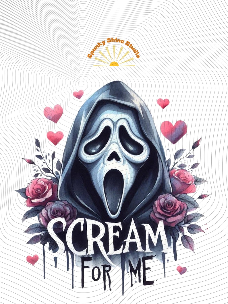 Scream Valentine PNG, Valentines Day, Scream for Me, Valentine Shirt ...