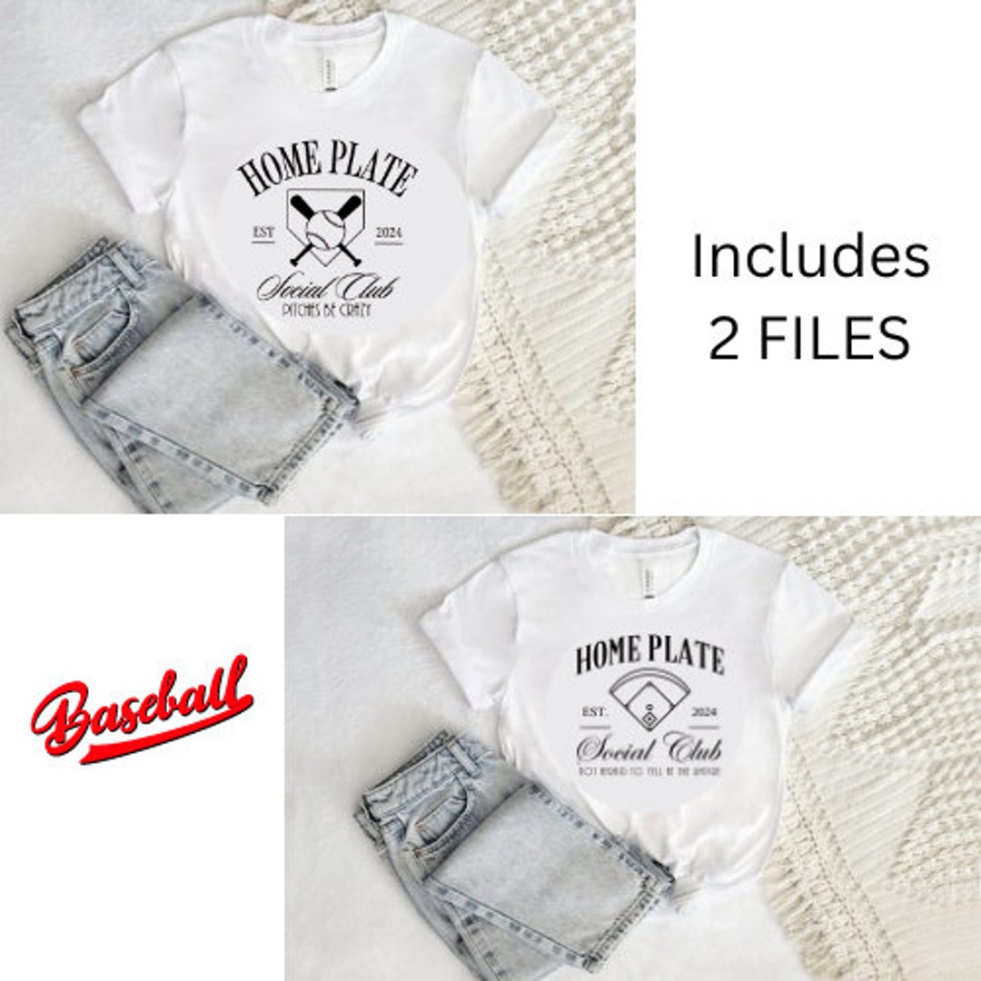 Home Plate Social Club 2 Designs.png.svg Digital Download Only - Etsy