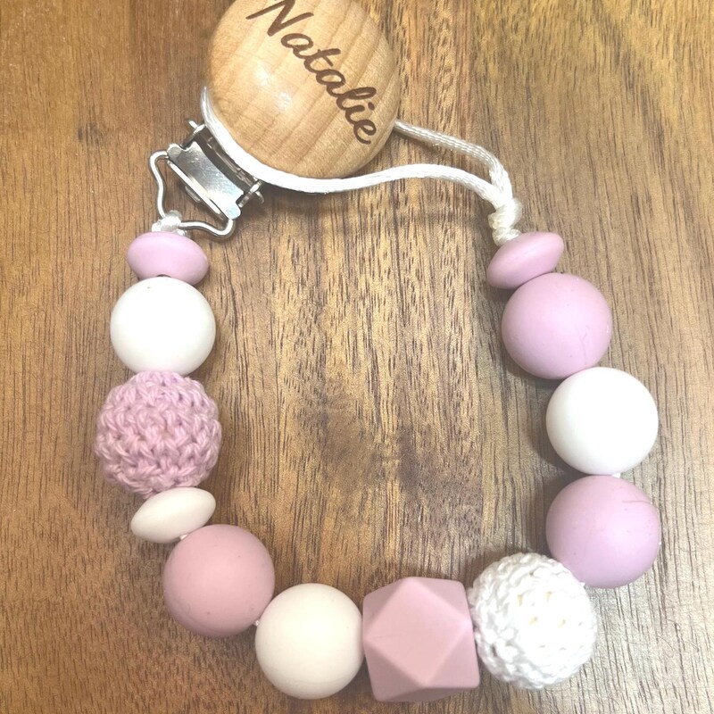 Pink Pacifier - Etsy