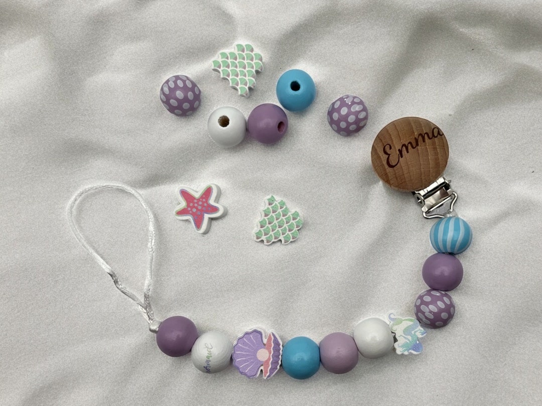 Personalized Pacifier Clip, Baby Shower Gift, Baby Gift, Baby Girl and ...