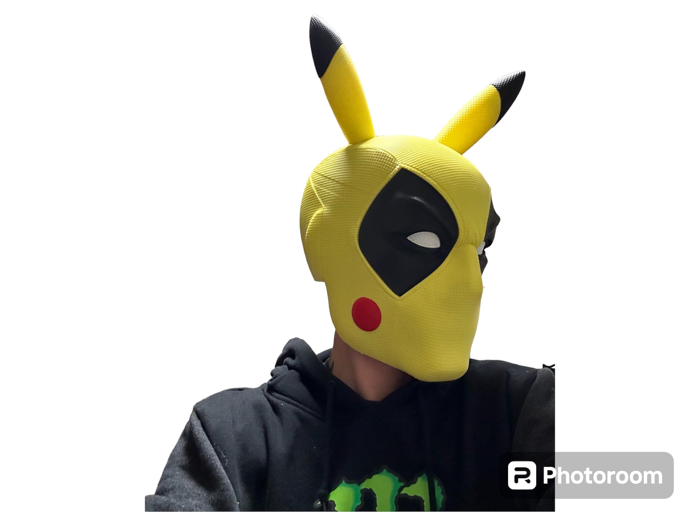 Pikapool the Pikachu Deadpool Mashup Cosplay Mask - Etsy