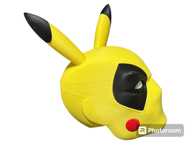 Pikapool the Pikachu Deadpool Mashup Cosplay Mask - Etsy