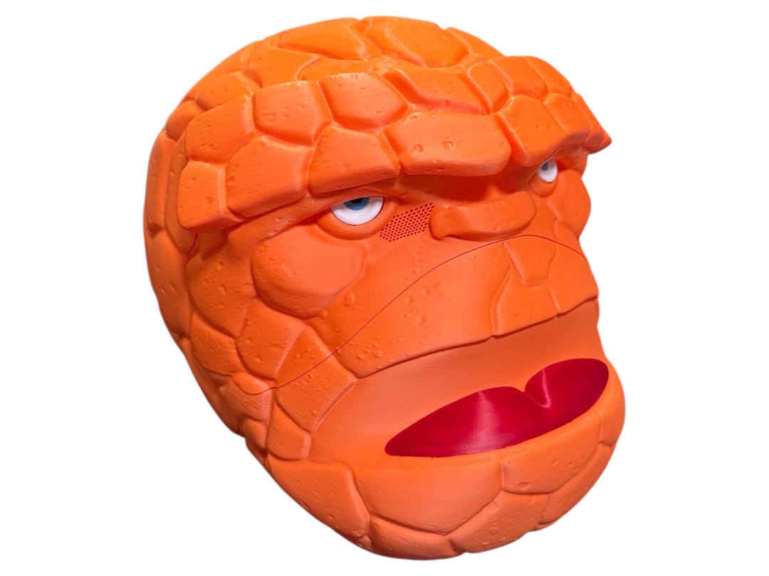 3D Printed the Thing Mask: Comic Cosplay, Magnetic Closure - Etsy
